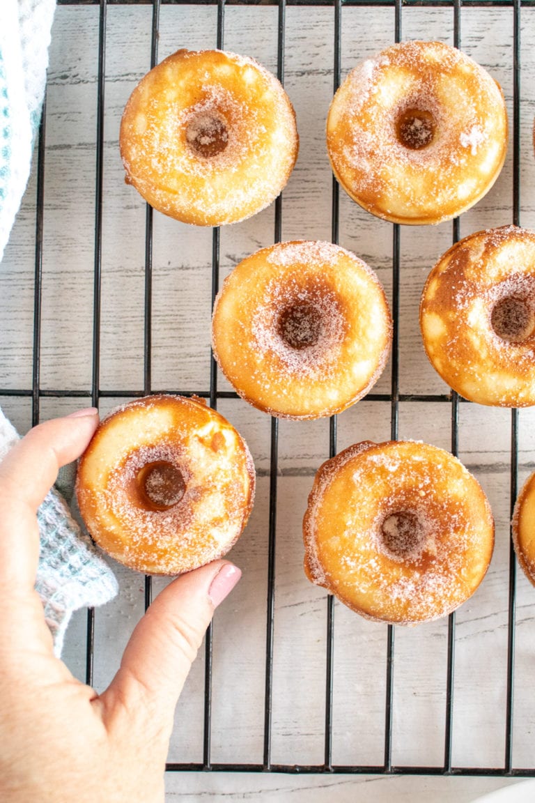 Bite-Size Homemade Donuts - Sustain My Cooking Habit