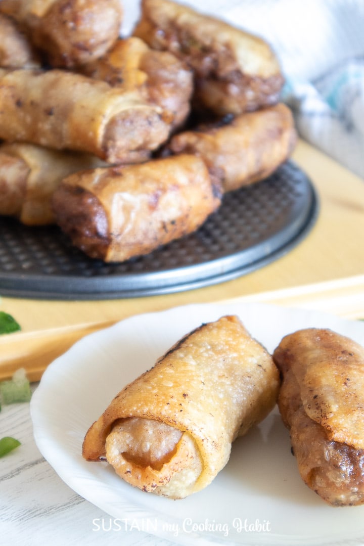 Pork Spring Rolls Recipe - Sustain My Cooking Habit