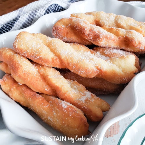 Classic Sugar Twist Donut Recipe - Sustain My Cooking Habit