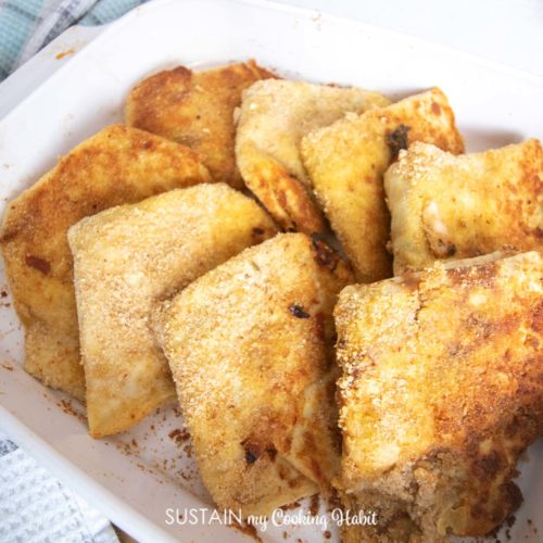 Savory Baked Turkey Crepes - Sustain My Cooking Habit