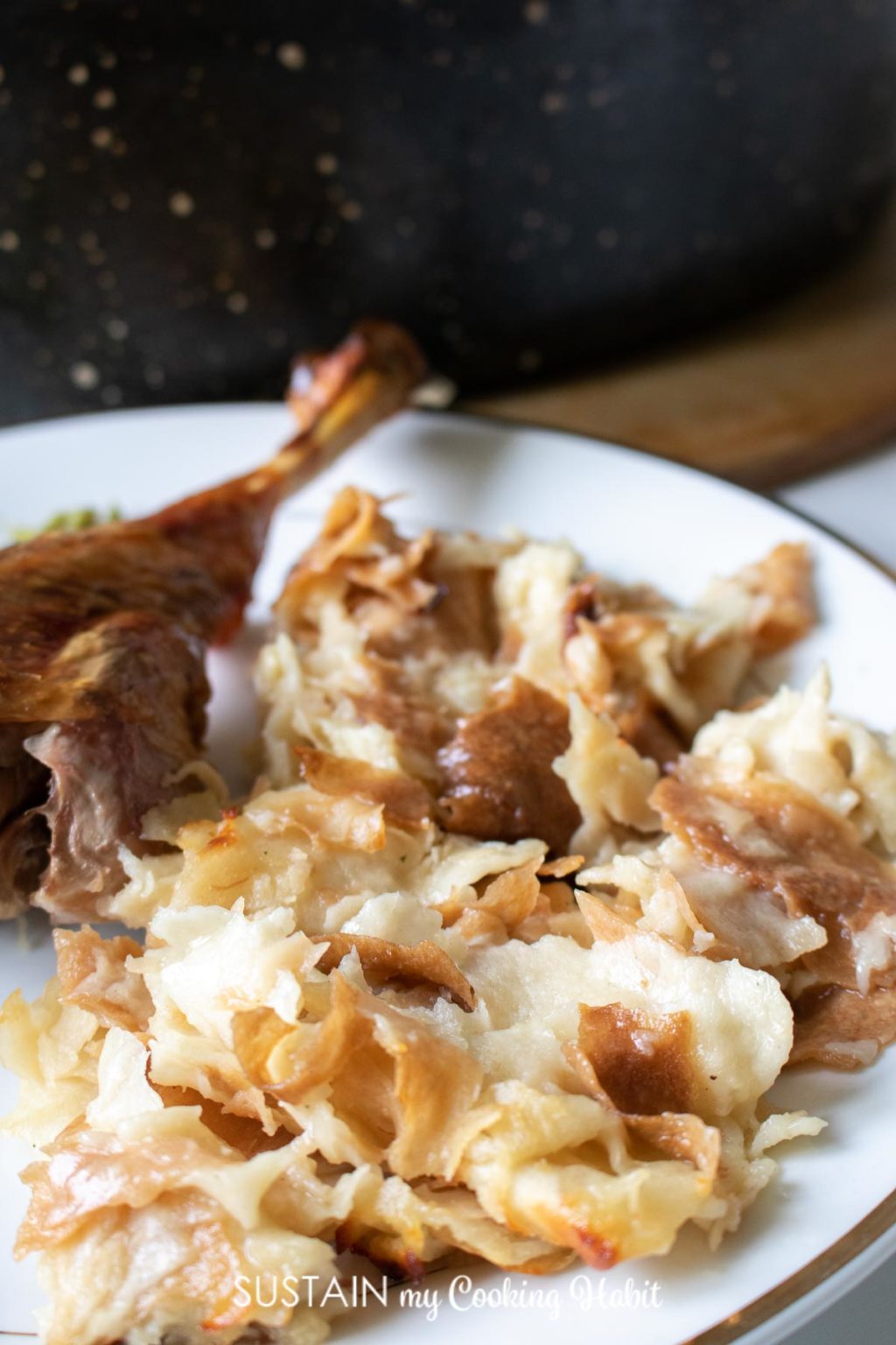 Croatian Mlinci Baked Noodles Recipe - Sustain My Cooking Habit