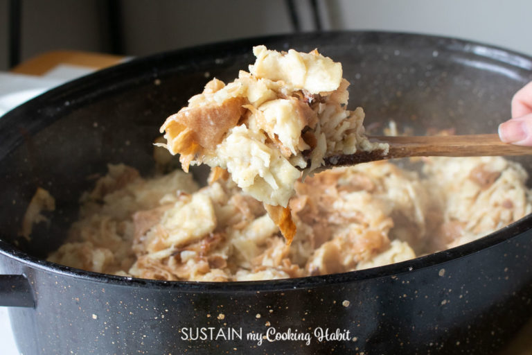 Croatian Mlinci Baked Noodles Recipe - Sustain My Cooking Habit