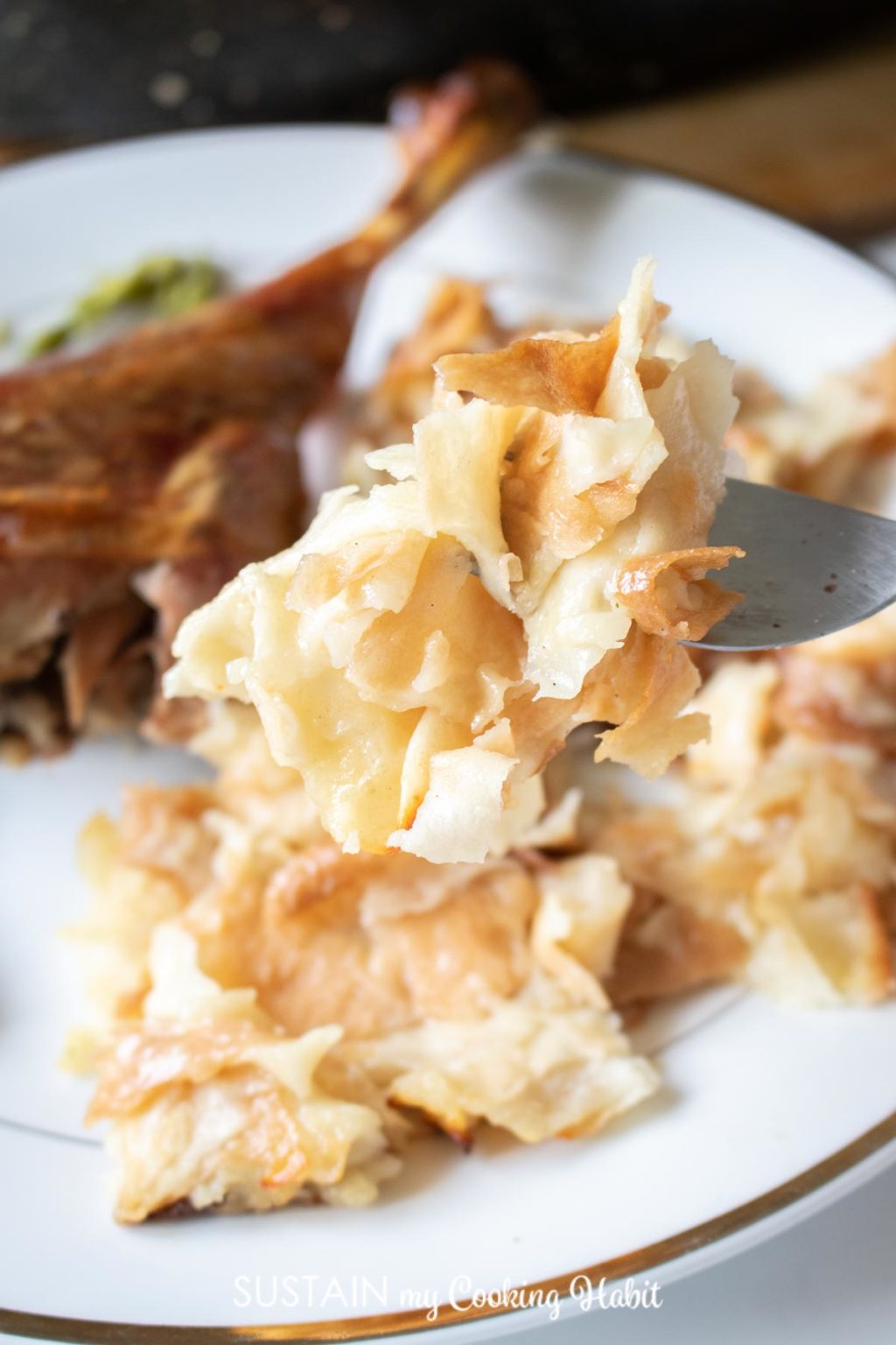 Croatian Mlinci Baked Noodles Recipe - Sustain My Cooking Habit