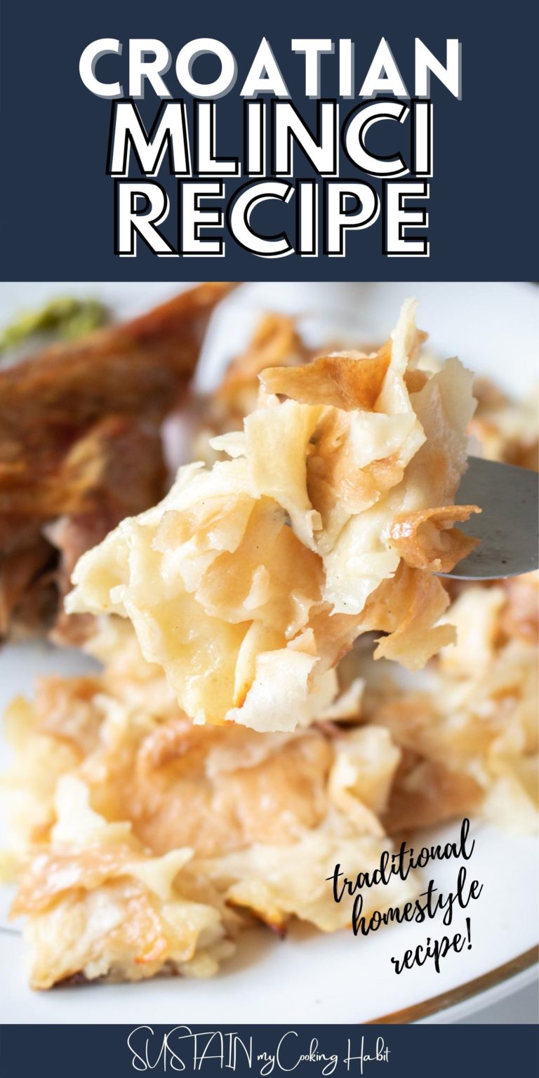 Croatian Mlinci Baked Noodles Recipe - Sustain My Cooking Habit
