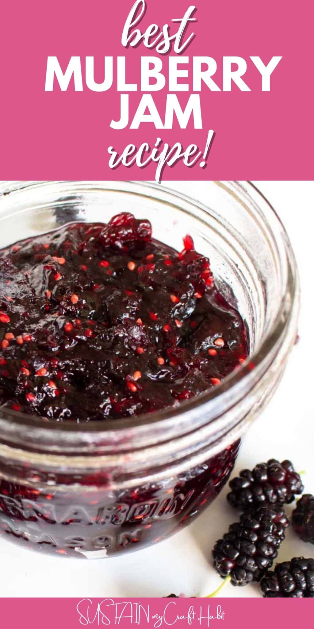 Make your own Delicious Mulberry Jam (Just 5 Ingredients!) - Sustain My ...