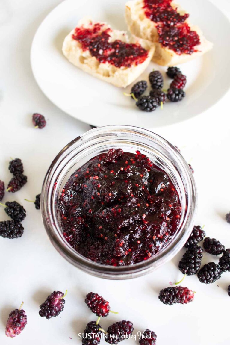 Make your own Delicious Mulberry Jam (Just 5 Ingredients!) - Sustain My ...