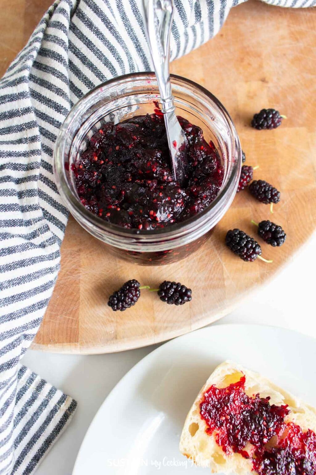 Make your own Delicious Mulberry Jam (Just 5 Ingredients!) - Sustain My ...