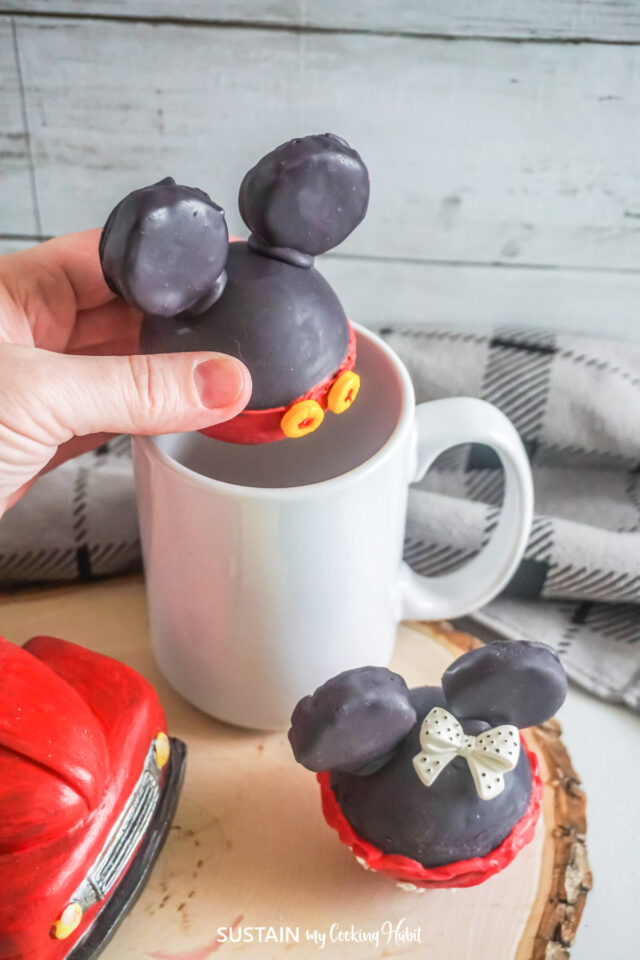 Mickey Mouse Hot Cocoa Bombs Recipe - Sustain My Cooking Habit