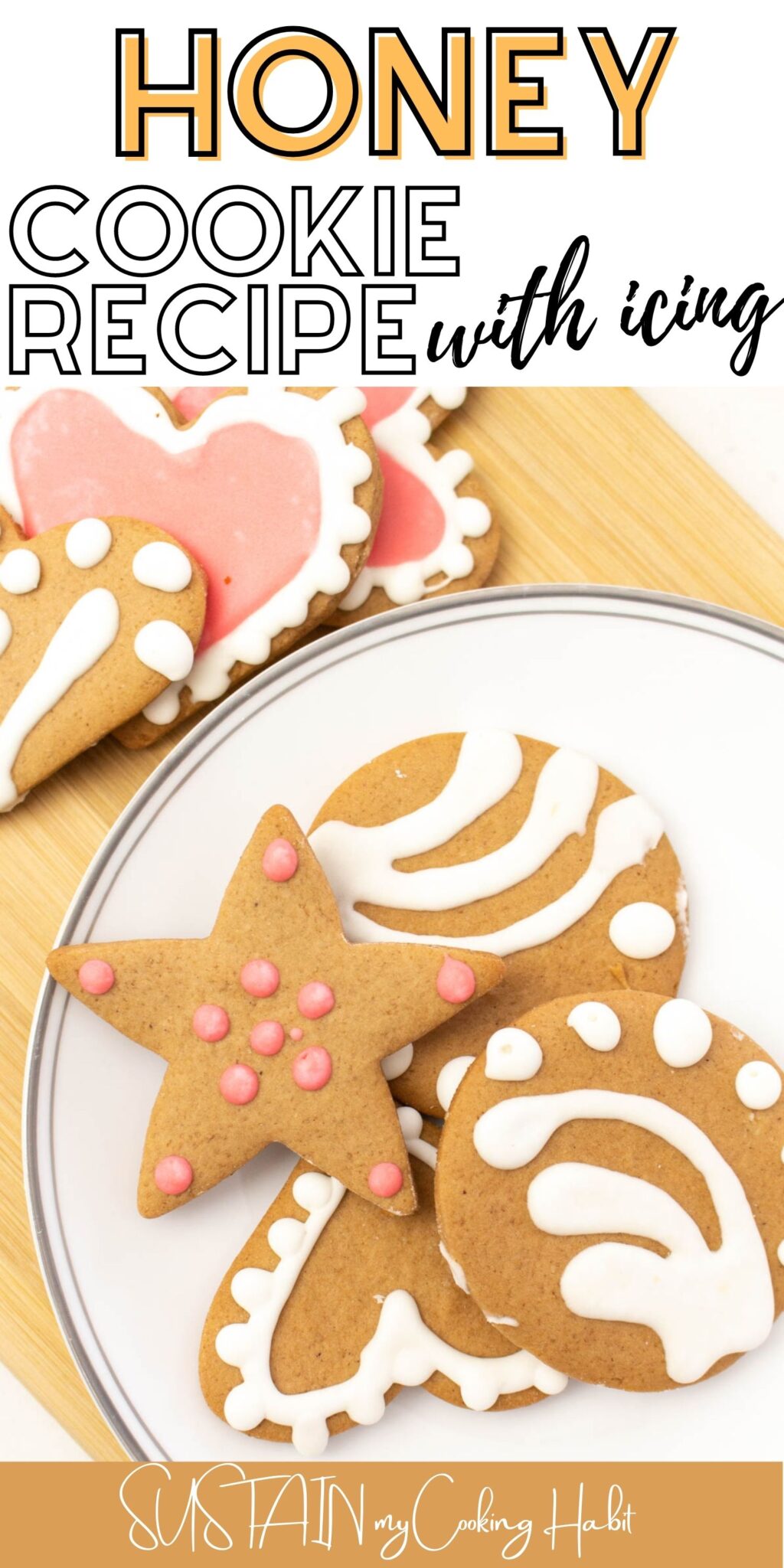 Delightful Honey Cookies with Icing - Sustain My Cooking Habit