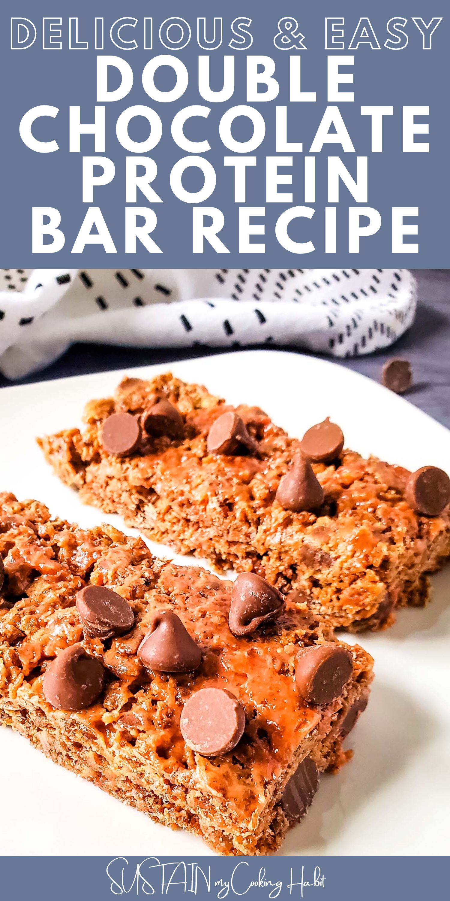 Delicious Double Chocolate Protein Bar Recipe - Sustain My Cooking Habit