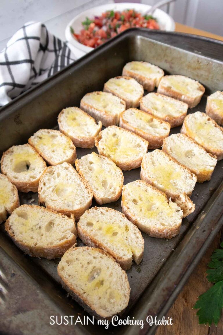 Best Ever Bruschetta Recipe - Sustain My Cooking Habit