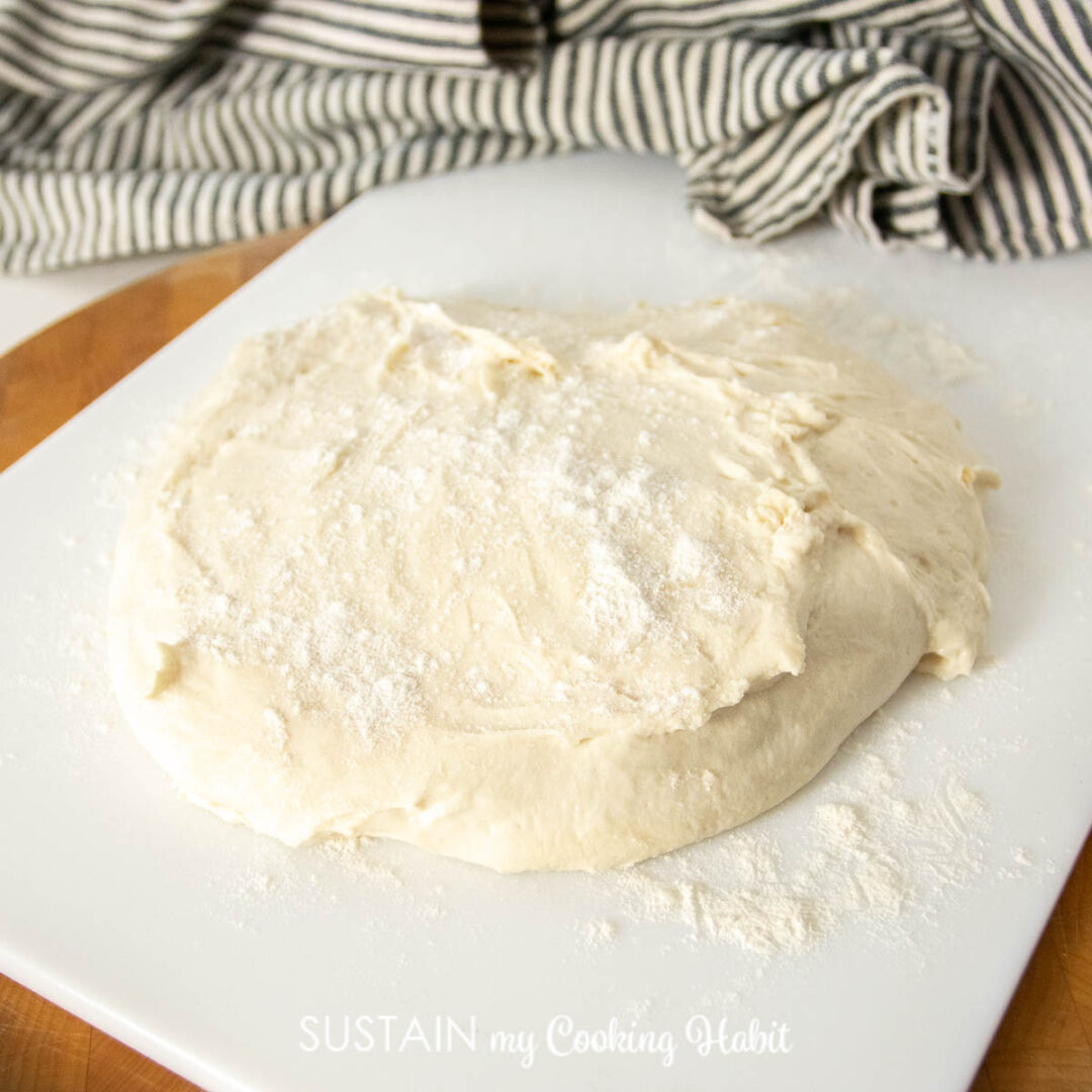 Homemade Pizza Dough Recipe (using a Stand Mixer) - Sustain My Cooking ...