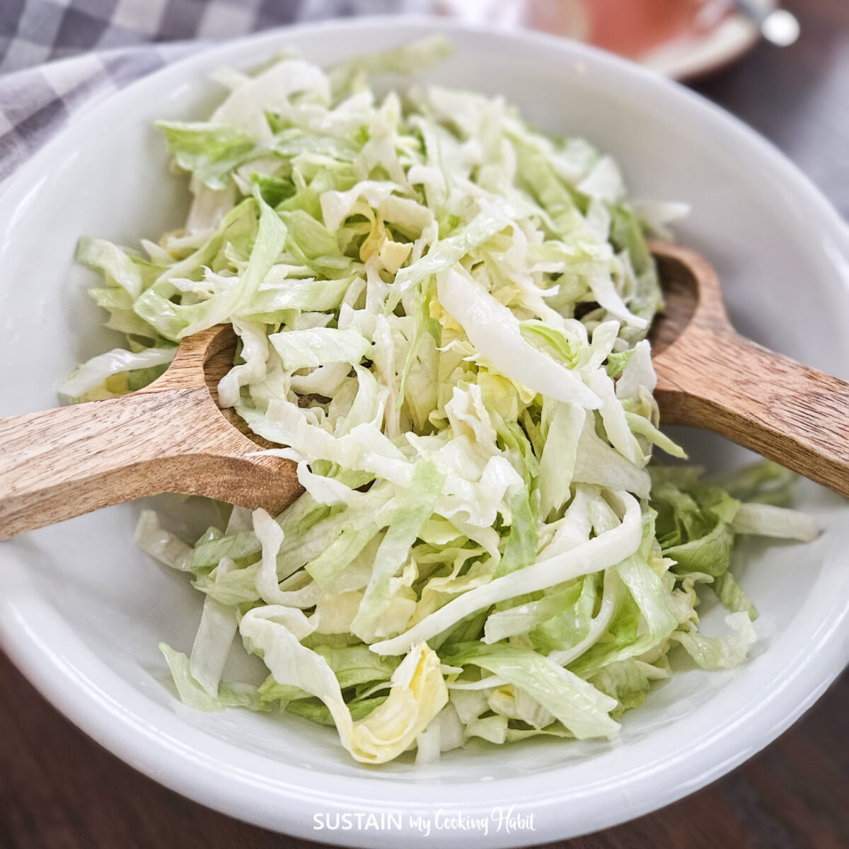 Sweet & Creamy Iceberg Salad Recipe - Sustain My Cooking Habit