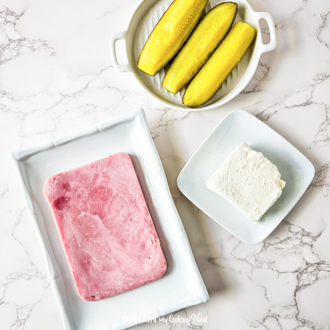 Easy Ham and Pickle Appetizer Rolls Recipe - Sustain My Cooking Habit