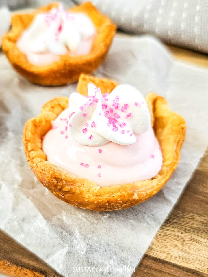 Pink Lemonade Pie Bites Dessert Recipe - Sustain My Cooking Habit