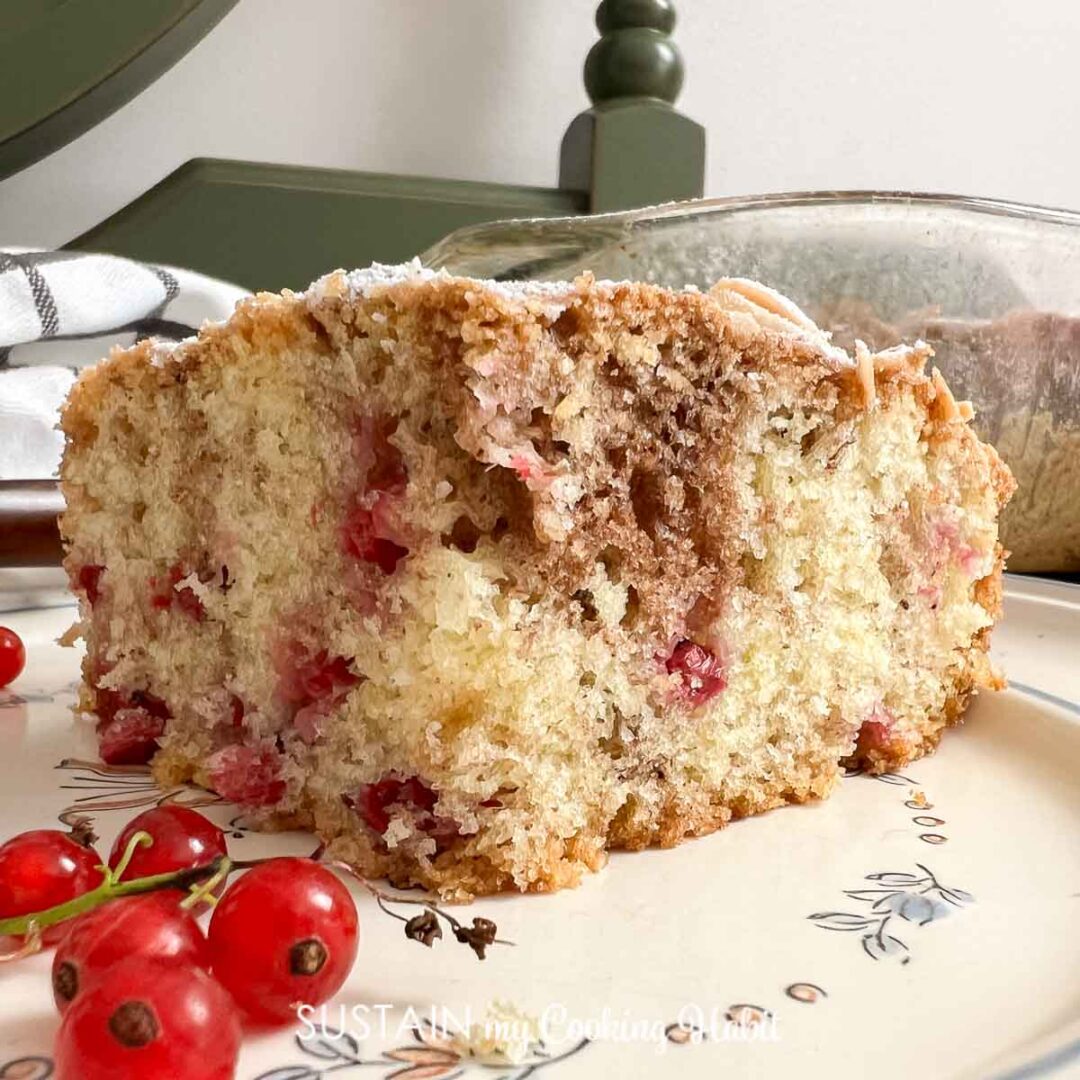Marble Cake Recipe with Red Currants - Sustain My Cooking Habit