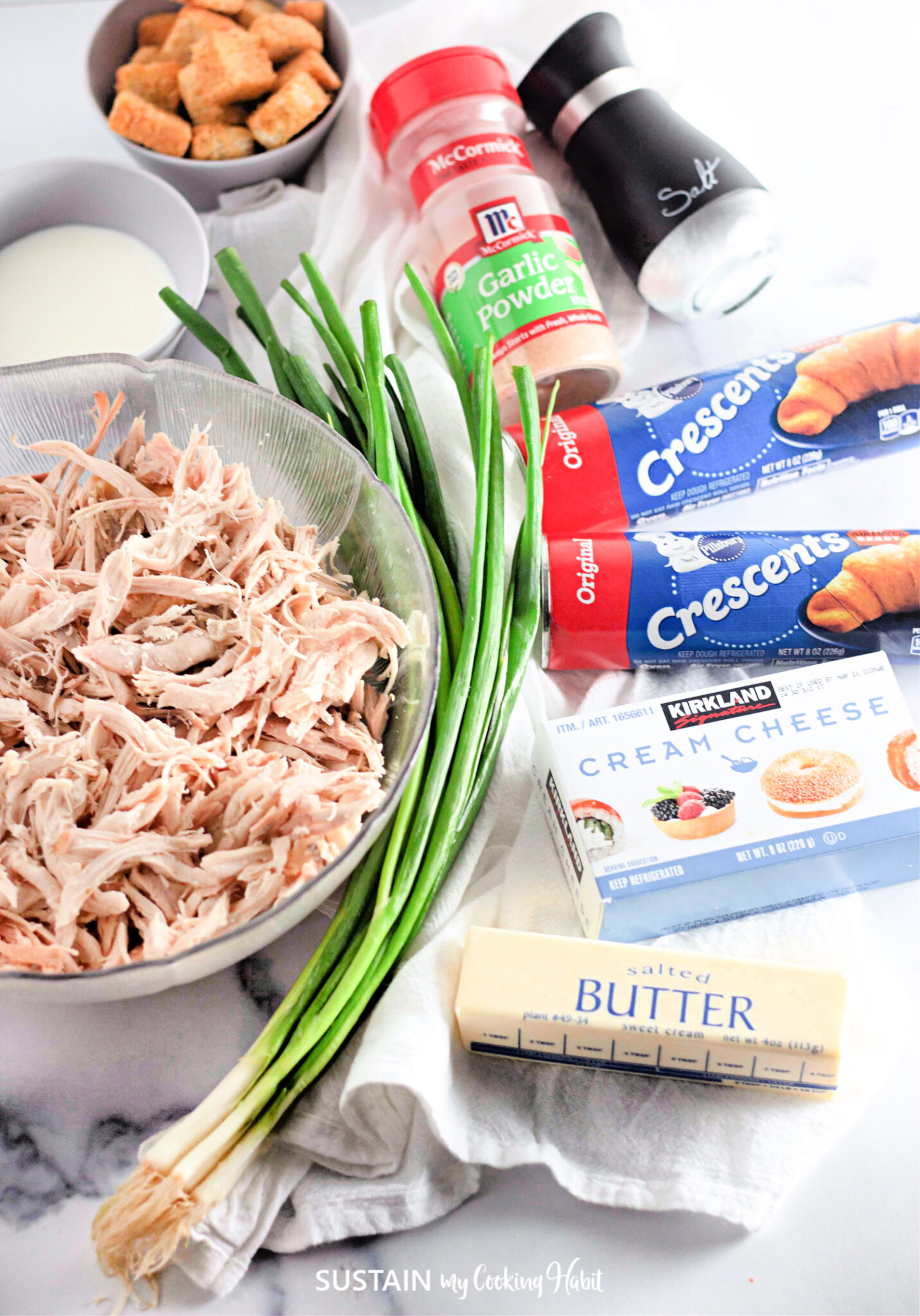 Easy Chicken Pocket Recipe with Crescent Rolls - Sustain My Cooking Habit