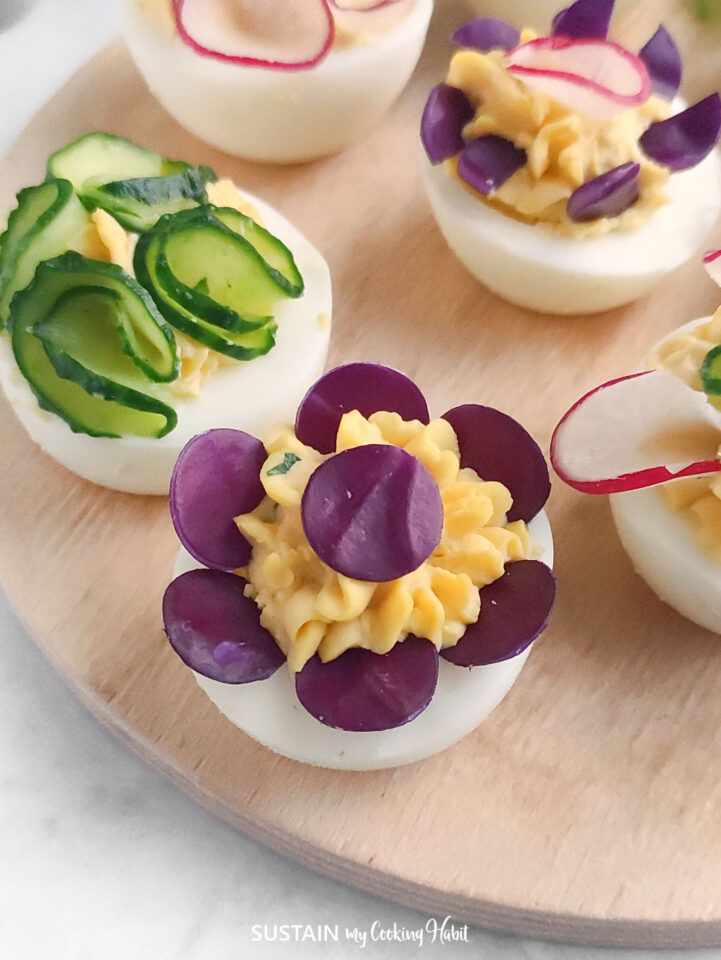 Elevated Deviled Egg Recipe - Sustain My Cooking Habit