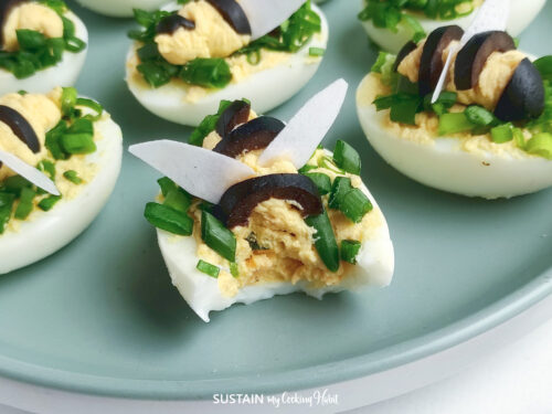Easy Deviled Egg Recipe - Sustain My Cooking Habit