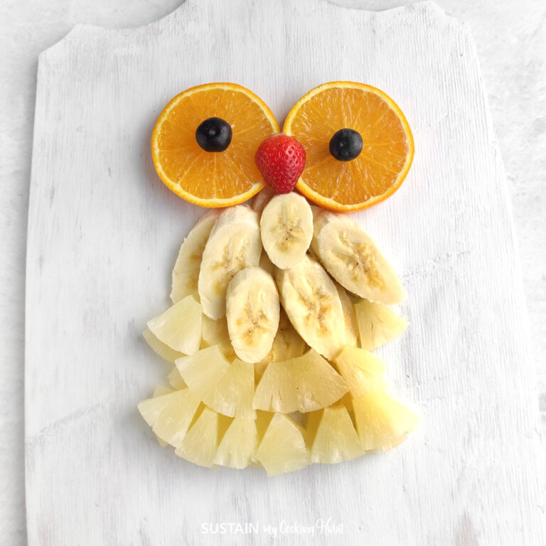 Owl Fruit Tray Idea - Sustain My Cooking Habit