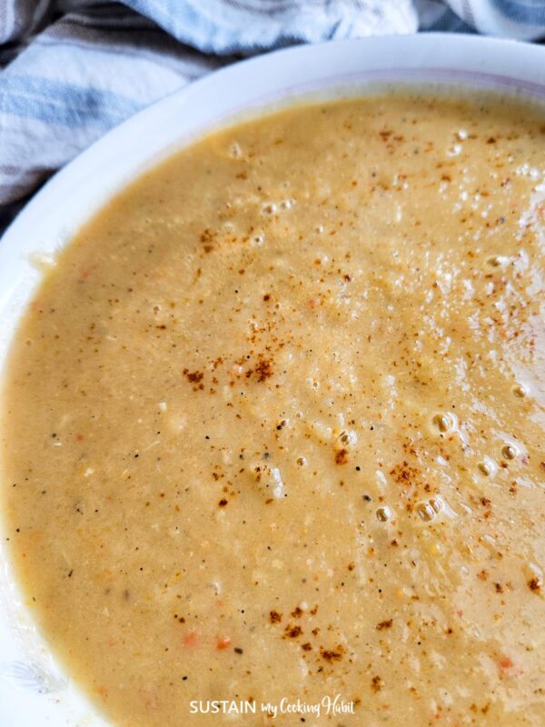 Best Ever Zucchini Puree Soup - Sustain My Cooking Habit