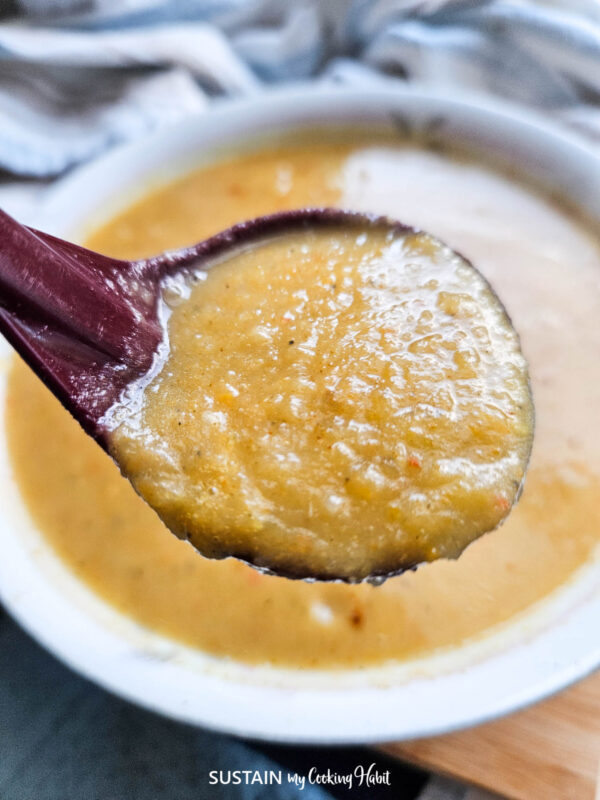Best Ever Zucchini Puree Soup - Sustain My Cooking Habit
